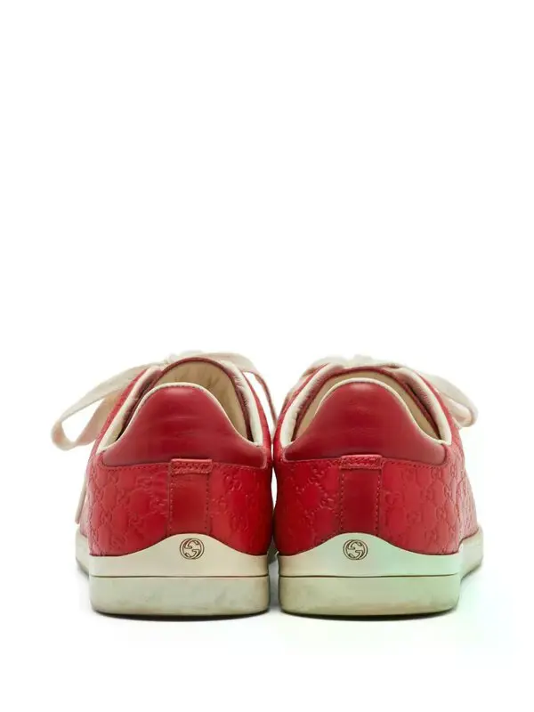 Gucci Ace Microguccissima Pattern Leather Sneakers