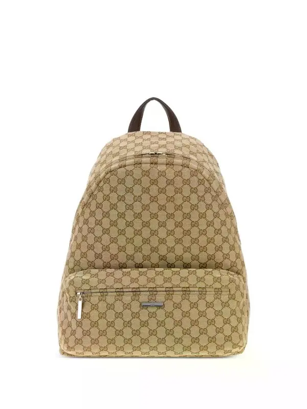 Gucci Gg Tag Monogram Backpack