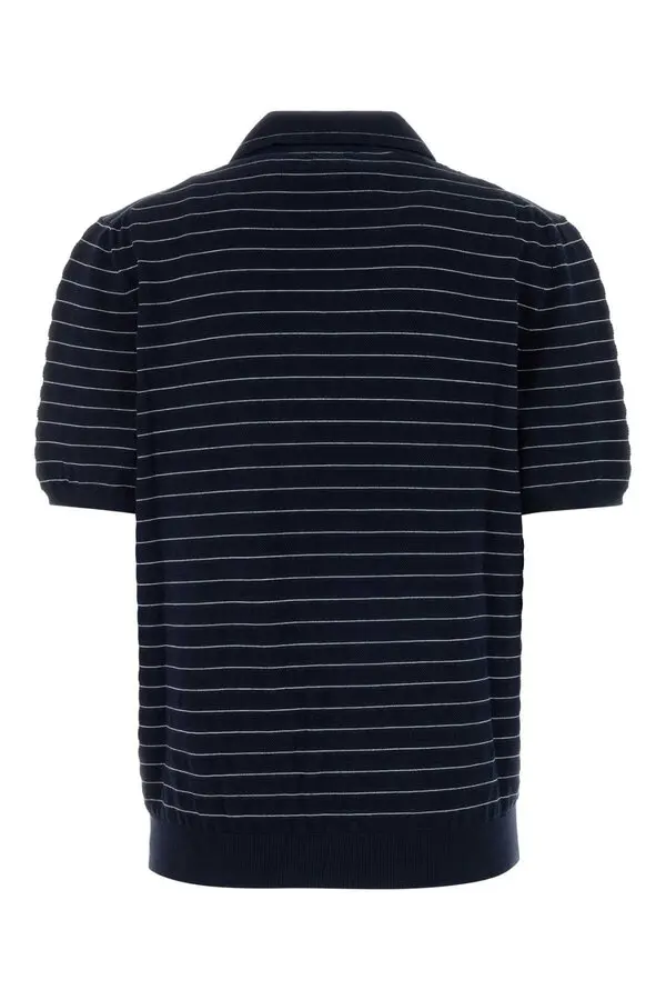 Miu Miu Embroidered Cotton Polo Shirt