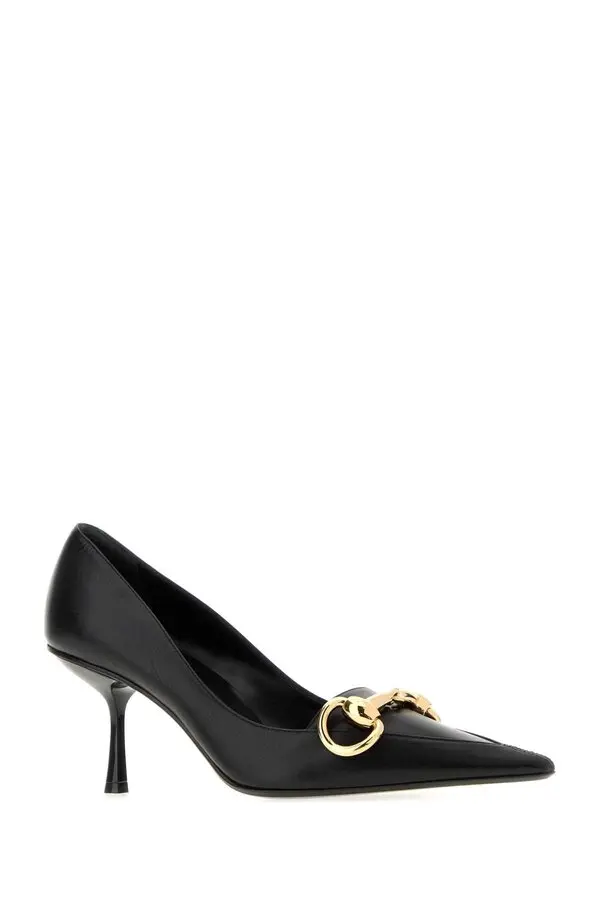 Gucci Leather Boulevard Pumps - Black