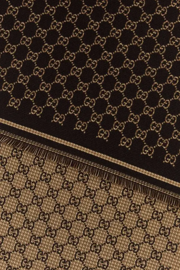 Gucci Gg Jacquard Scarf - Multicolor