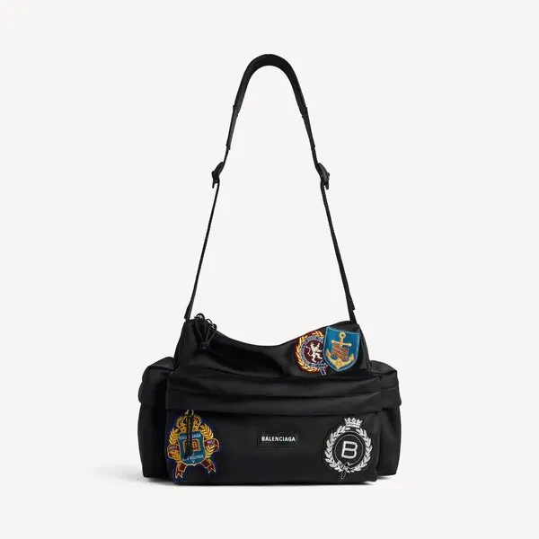 Balenciaga Explorer Multipocket Weekender Small - Black