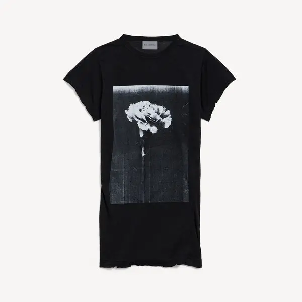 Balenciaga The Song Of The Highest Tower Small Fit T-shirt - Black