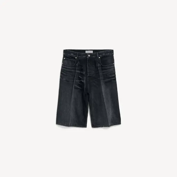 Balenciaga Denim Stay Press Shorts