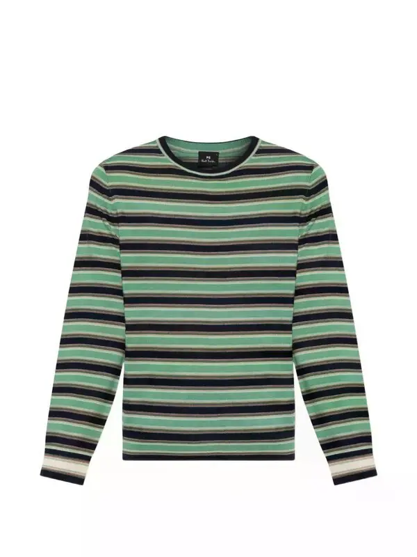 Paul Smith Striped Wool Sweater - Green