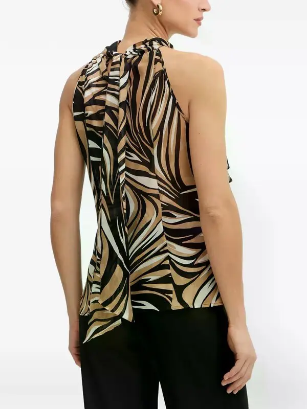 TWINSET Sleeveless Ruffled Top