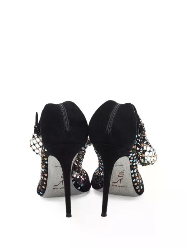 Rene Caovilla Embellished Stiletto Heeled Sandals