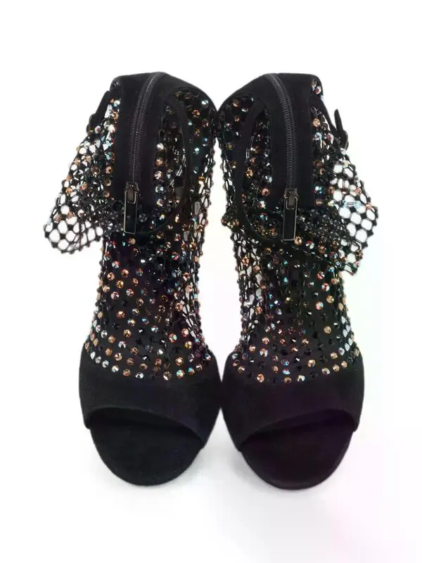 Rene Caovilla Embellished Stiletto Heeled Sandals