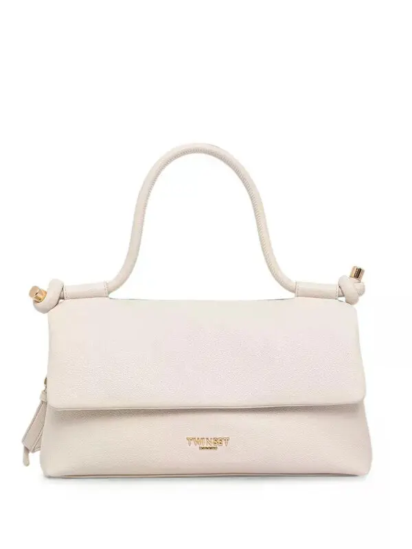 TWINSET Logo Plaque Knotted-handle Shoulder Bag