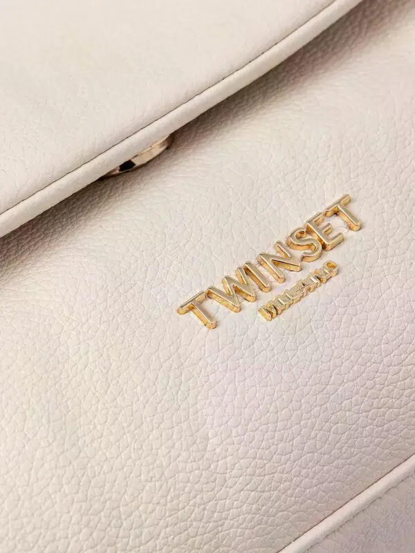 TWINSET Logo Plaque Knotted-handle Shoulder Bag