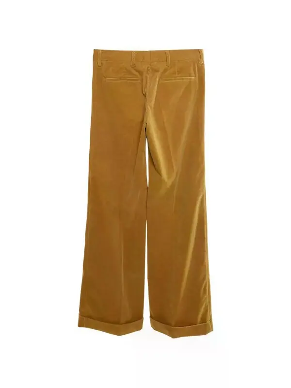 Miu Miu Corduroy Wide-leg Trousers - Neutrals