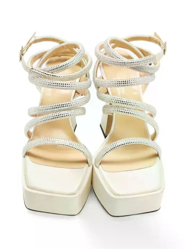 Mach & Mach Sydney Crystal-studded Sandals