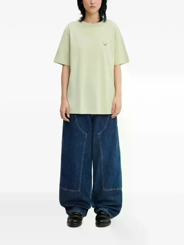 CAFÉ KITSUNÉ Logo Patch T-shirt