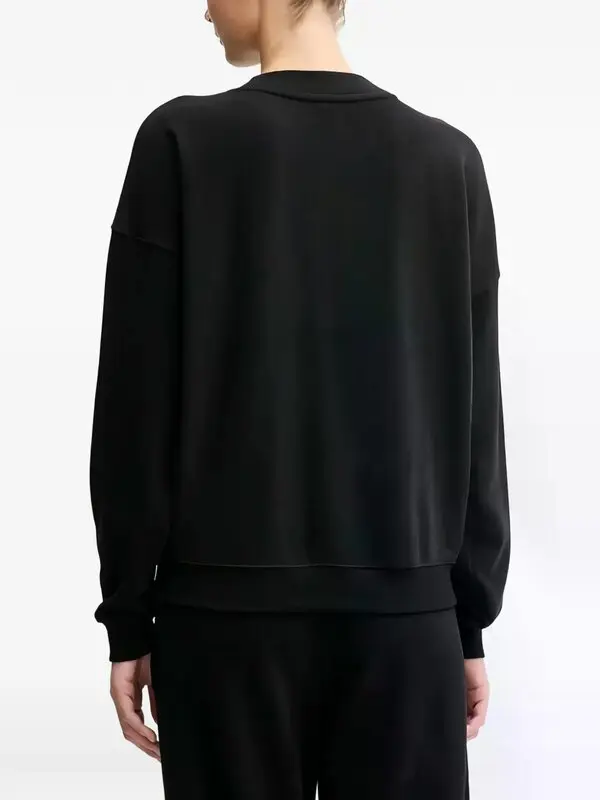 Dkny Logo Print Crew Neck Sweatshirt