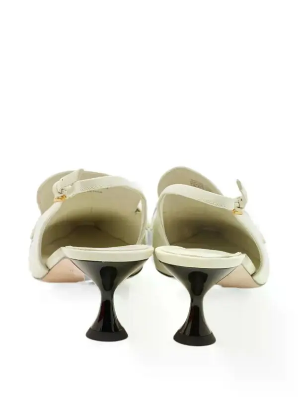 Tory Burch Logo Detail Slingback Pumps