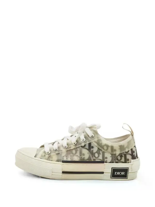 Dior B23 Lace-up Low-top Sneakers - White