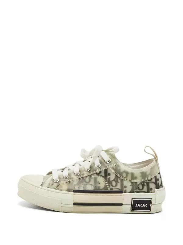 Dior B23 Lace-up Low-top Sneakers - White