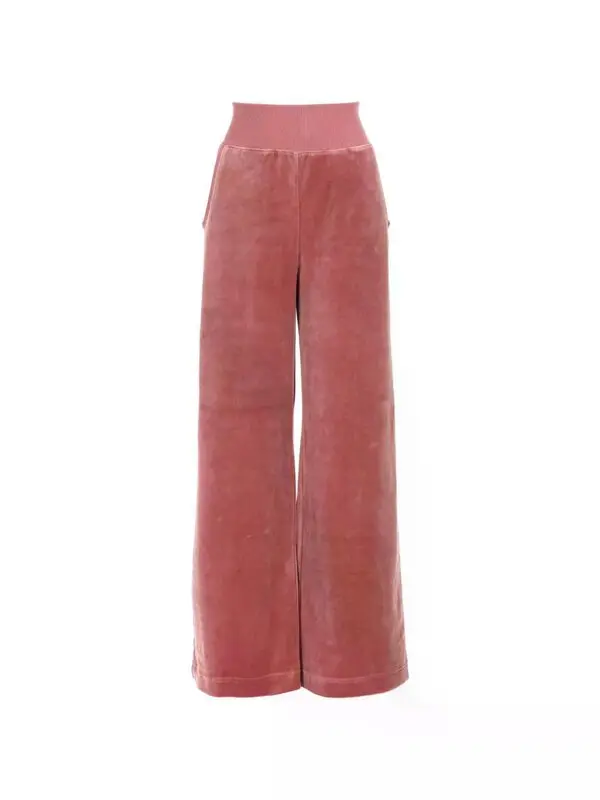 Alberta Ferretti Velvet Trousers - Pink