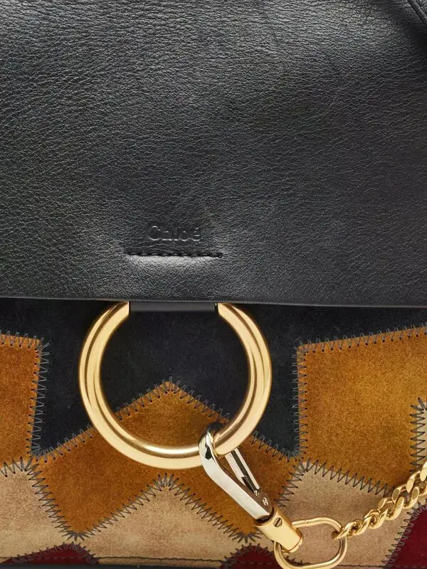 Chloé Medium Faye Patchwork Shoulder Bag
