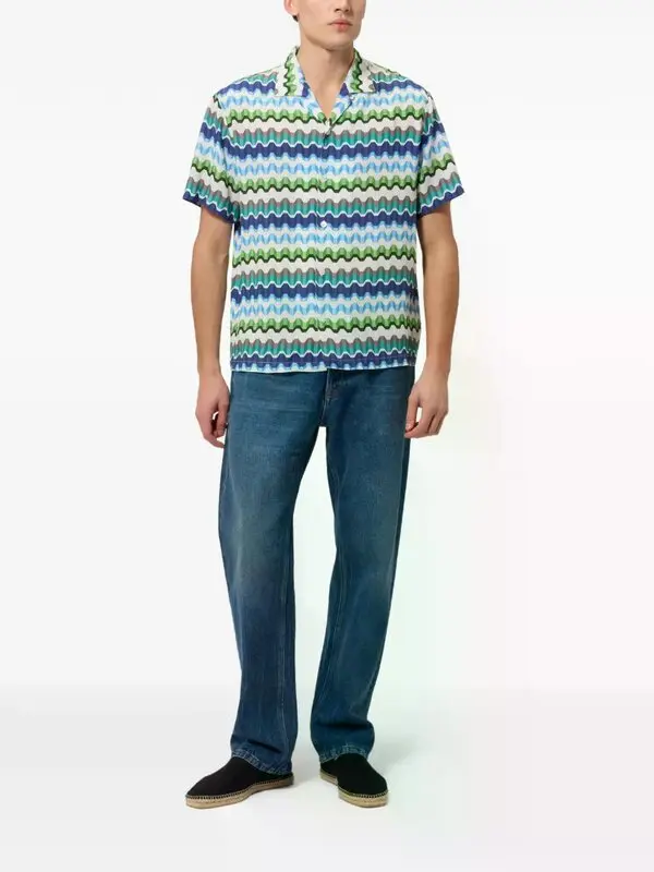 Missoni Zigzag-print Short-sleeve Shirt