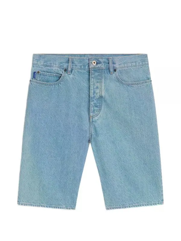 Hugo Logo Patch Denim Shorts
