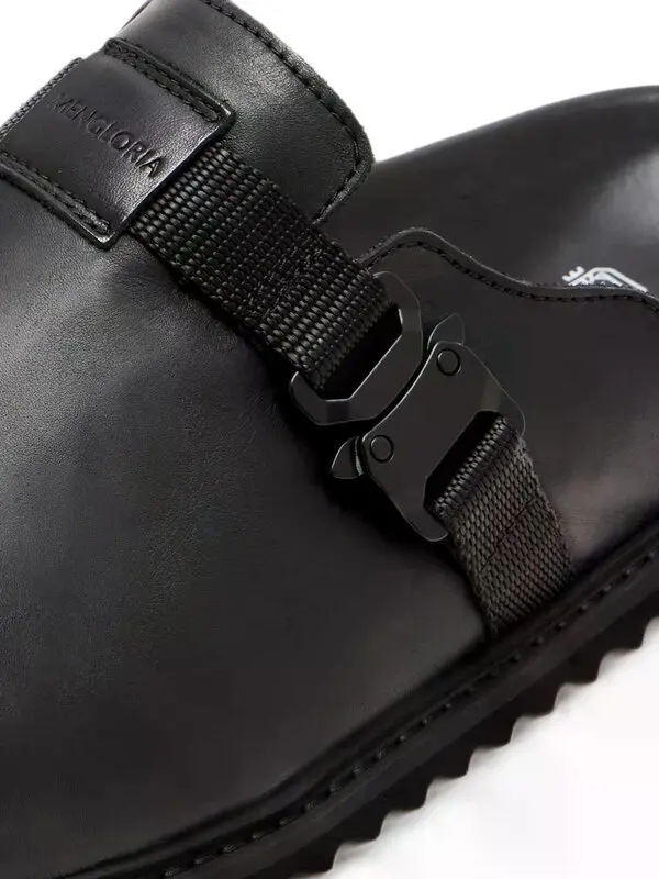 MENGLORIA Arc Buckle-fastening Mules