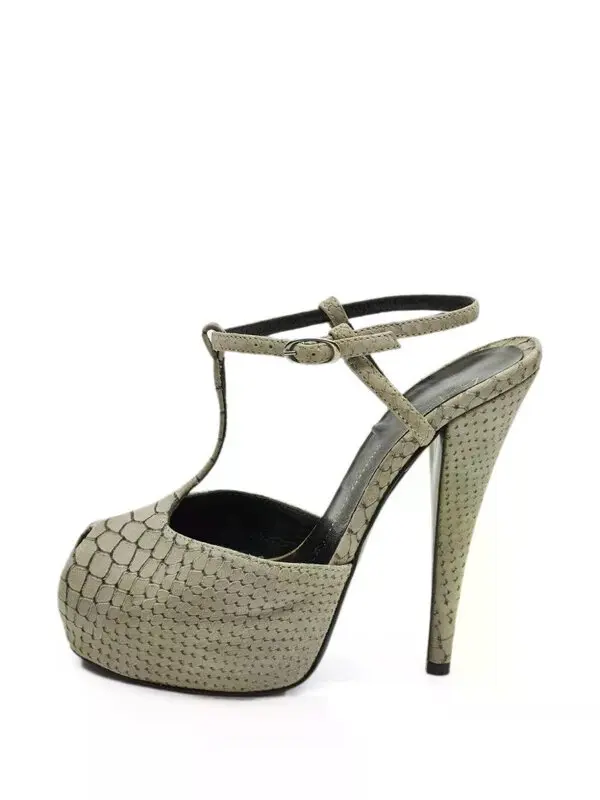 GIUSEPPE ZANOTTI Peep-toe T-bar Sandals