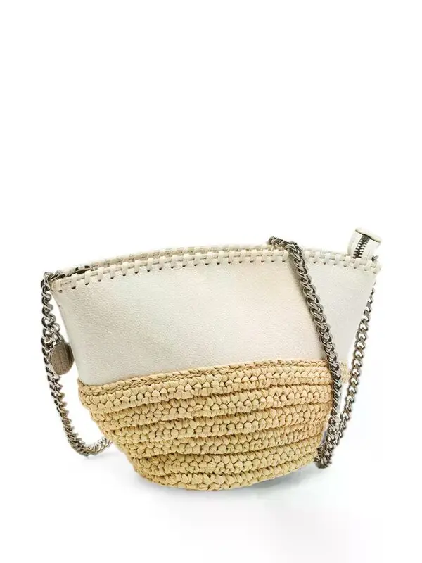 Stella McCartney Falabella Woven Bucket Bag