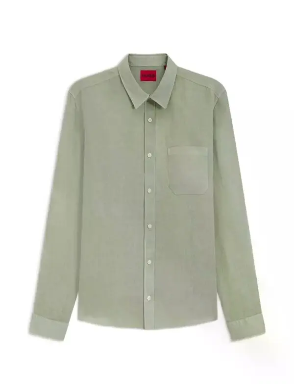 Hugo Long-sleeve Chest-pocket Shirt