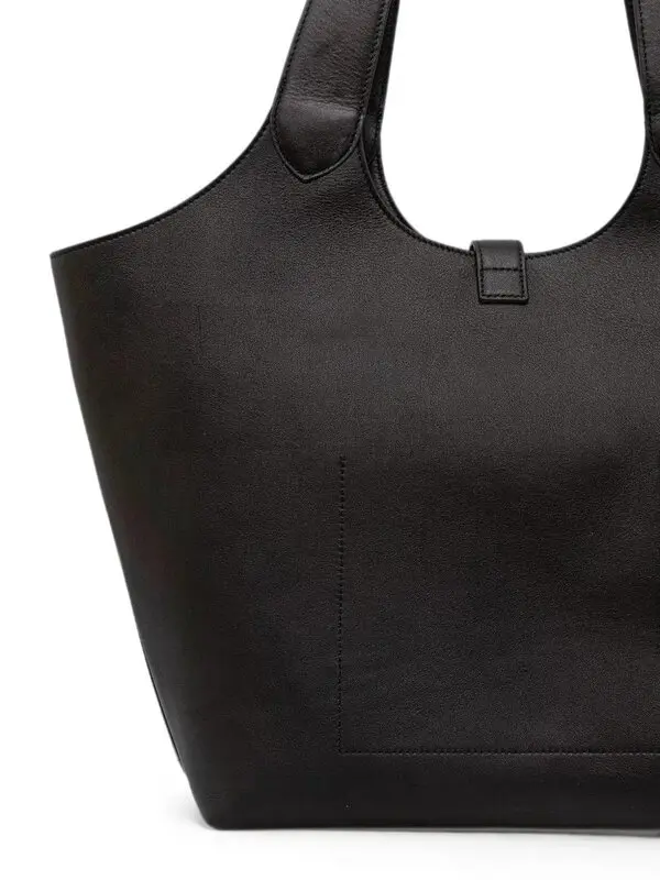 TWINSET Hook-fastening Leather Tote Bag
