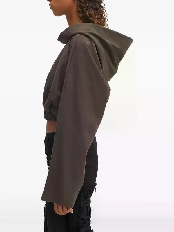 Rick Owens Cropped Hoodie