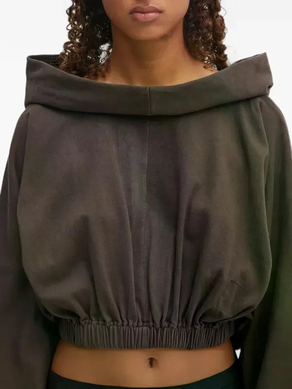 Rick Owens Cropped Hoodie