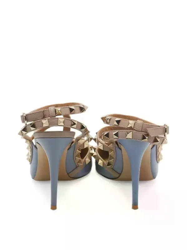 Valentino Garavani Rockstud Embellished Leather Pumps