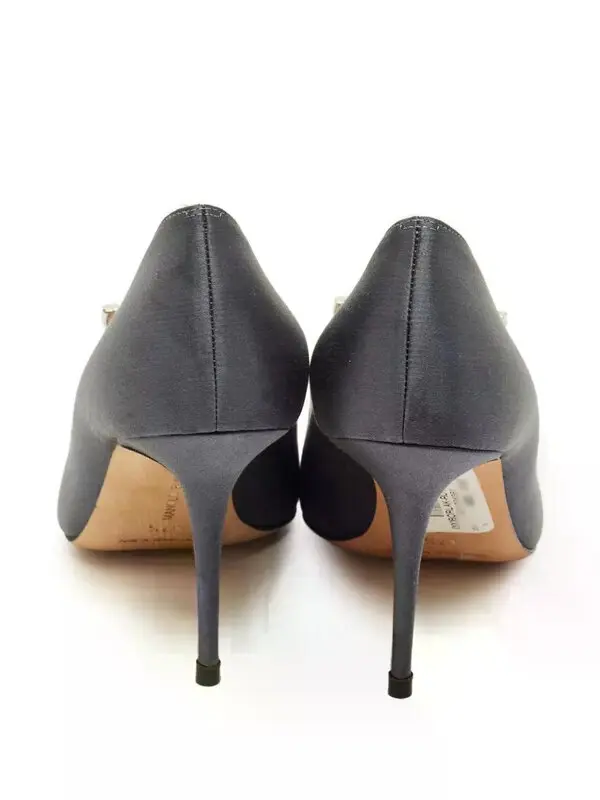 Manolo Blahnik Borlak Crystal Embellished Pumps