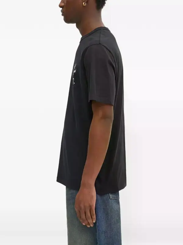 CAFÉ KITSUNÉ Logo-print T-shirt