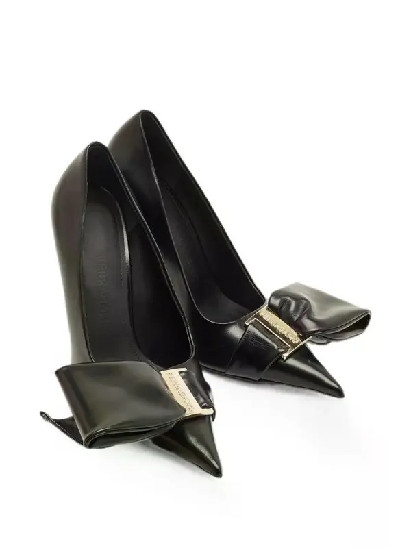FERRAGAMO Erica 55 Bow Pumps - Black