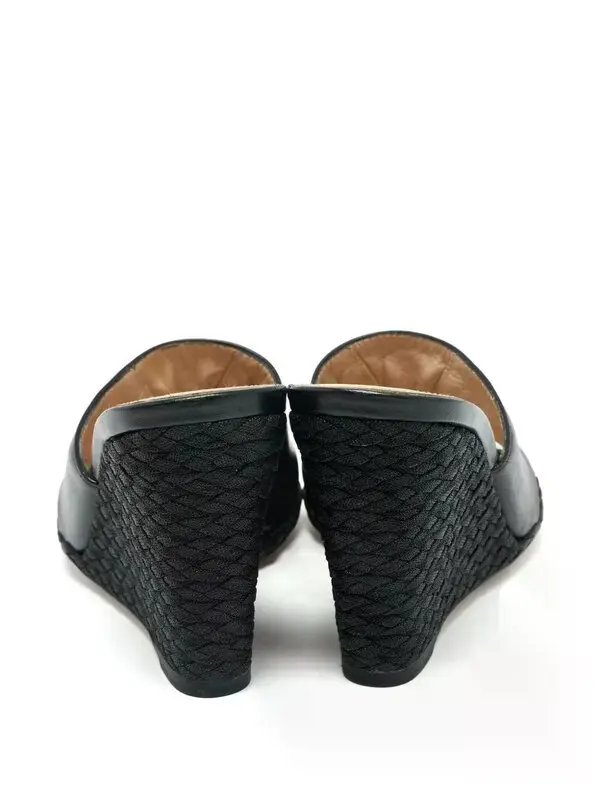 STUART WEITZMAN Woven Wedge Sandals