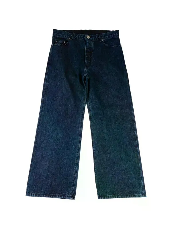 Chrome Hearts Logo Plaque Jeans
