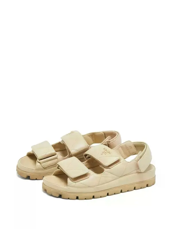 Prada Quilted Slingback Sandals