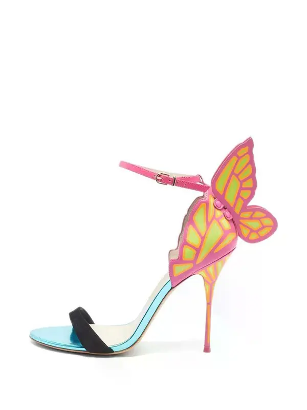 SOPHIA WEBSTER Evangeline Heeled Sandals - Pink