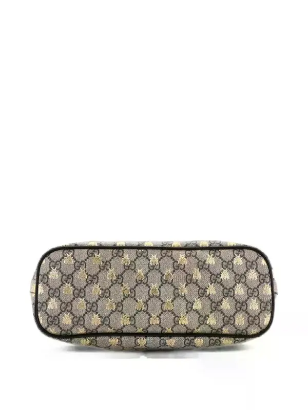 Gucci Convertible Soft Printed Gg Coated Canvas Small Tote Bag