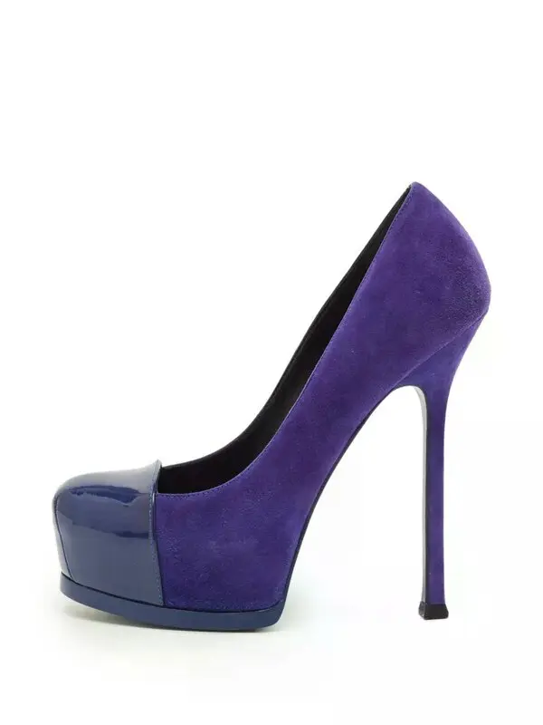 Saint Laurent Tribtoo Heeled Pumps - Blue