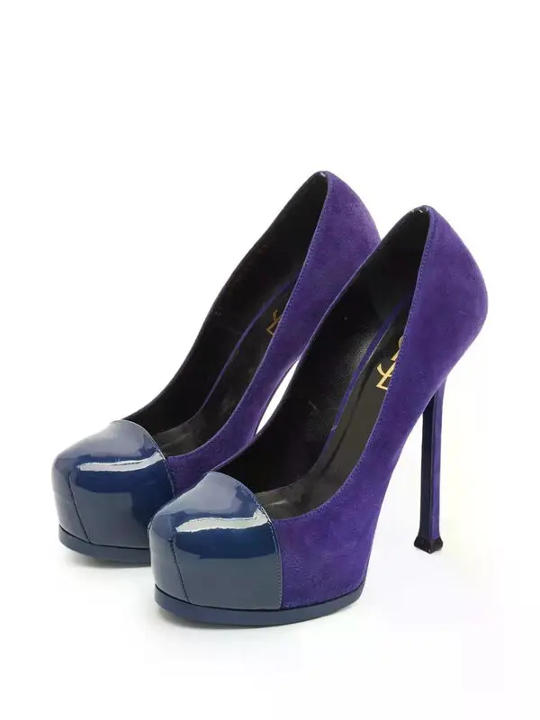 Saint Laurent Tribtoo Heeled Pumps - Blue
