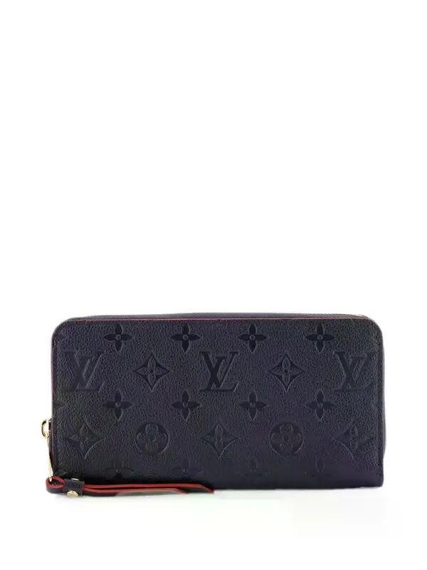 LOUIS VUITTON Zippy Wallet Monogram Empreinte Leather Small Wallets