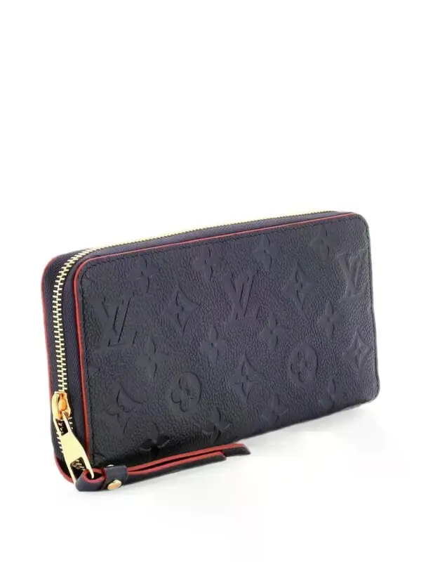 LOUIS VUITTON Zippy Wallet Monogram Empreinte Leather Small Wallets