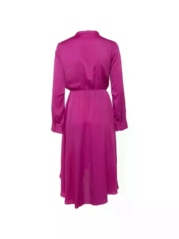 Maje Rushia Asymmetric Midi Dress