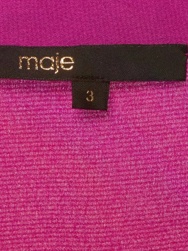 Maje Rushia Asymmetric Midi Dress