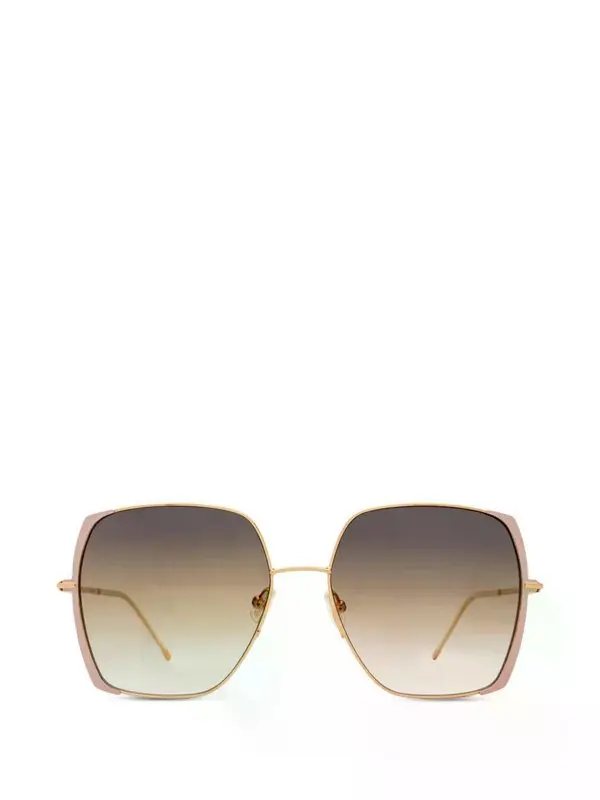 BOSS Geometric Frame Sunglasses - Pink