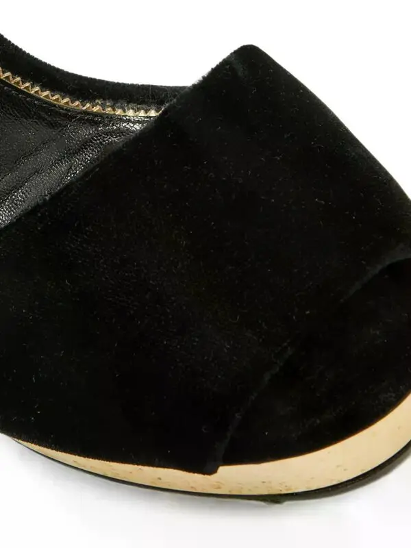 TOM FORD Velvet Platform Sandals
