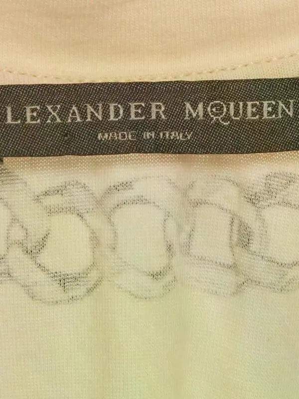 Alexander McQueen Chain Print Crossover Back Tank Top